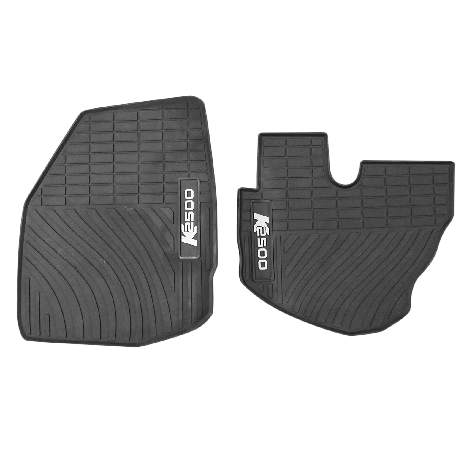 Alfombras Spaco Látex Kia K2500 Negro con logo - ProtecCar