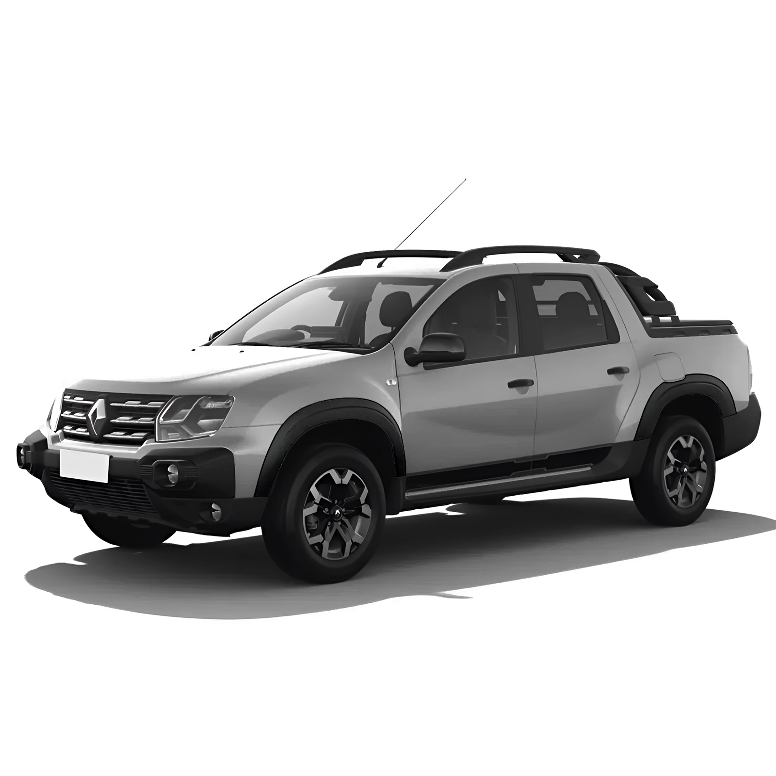 Fenders Spaco Lisos Renault Oroch 2024+ Doble Cabina Negro - ProtecCar