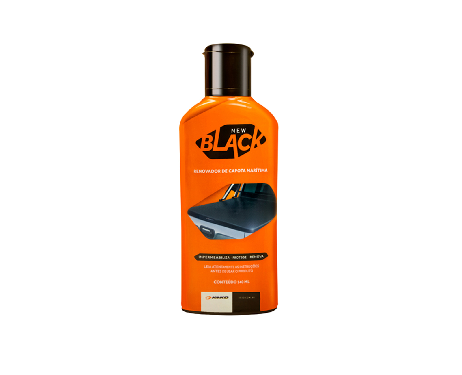 Renovador de lona marítima Keko New Black Negro - ProtecCar