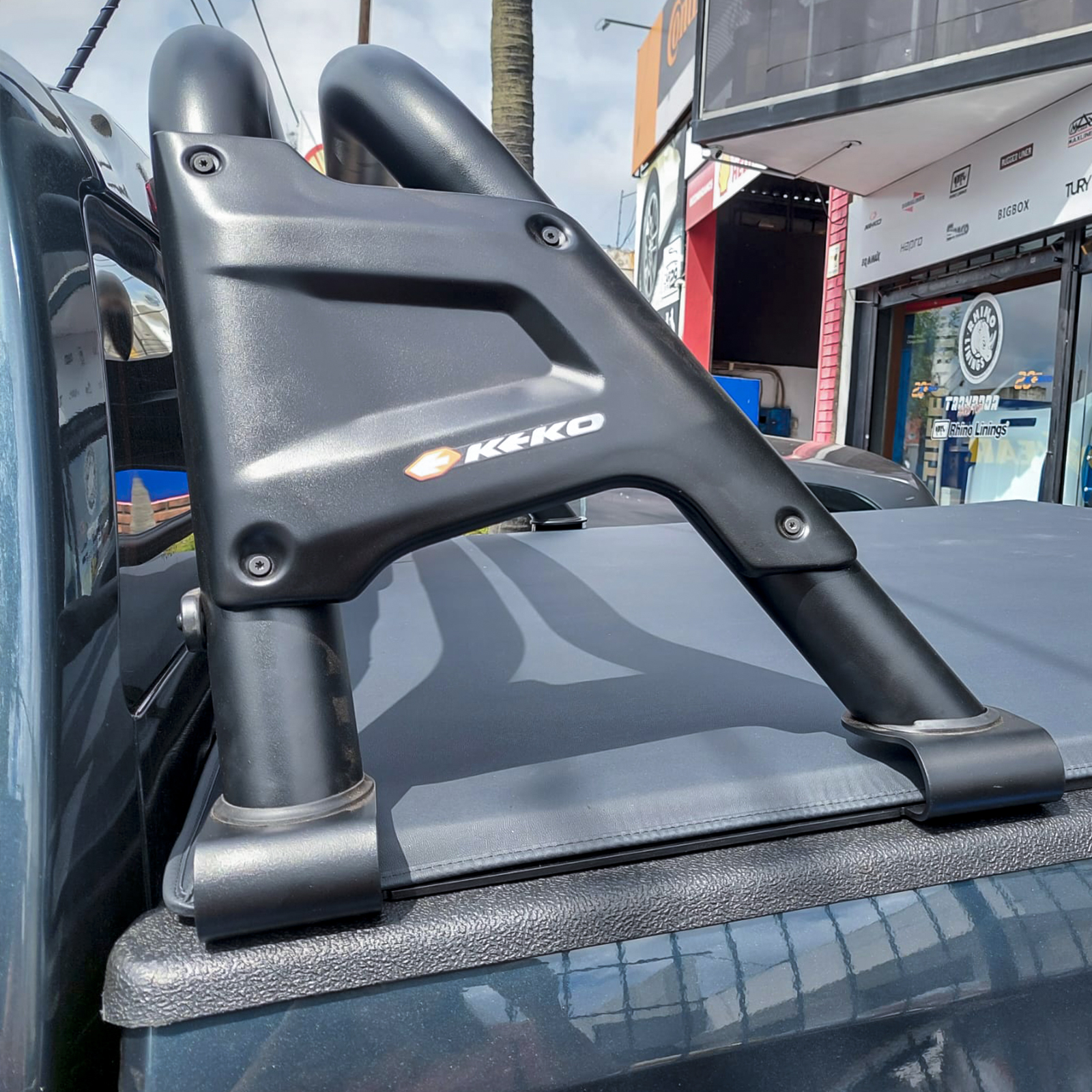 Barra antivuelco Keko K1 acero Chevrolet Silverado Negro - ProtecCar