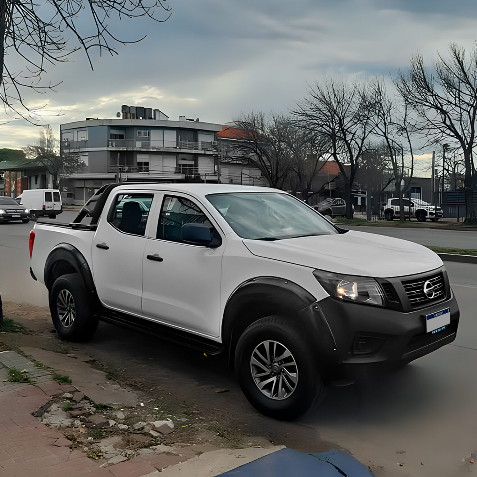 Fenders Sunz Con Agujeros Plástico Nissan NP300 Negro - ProtecCar