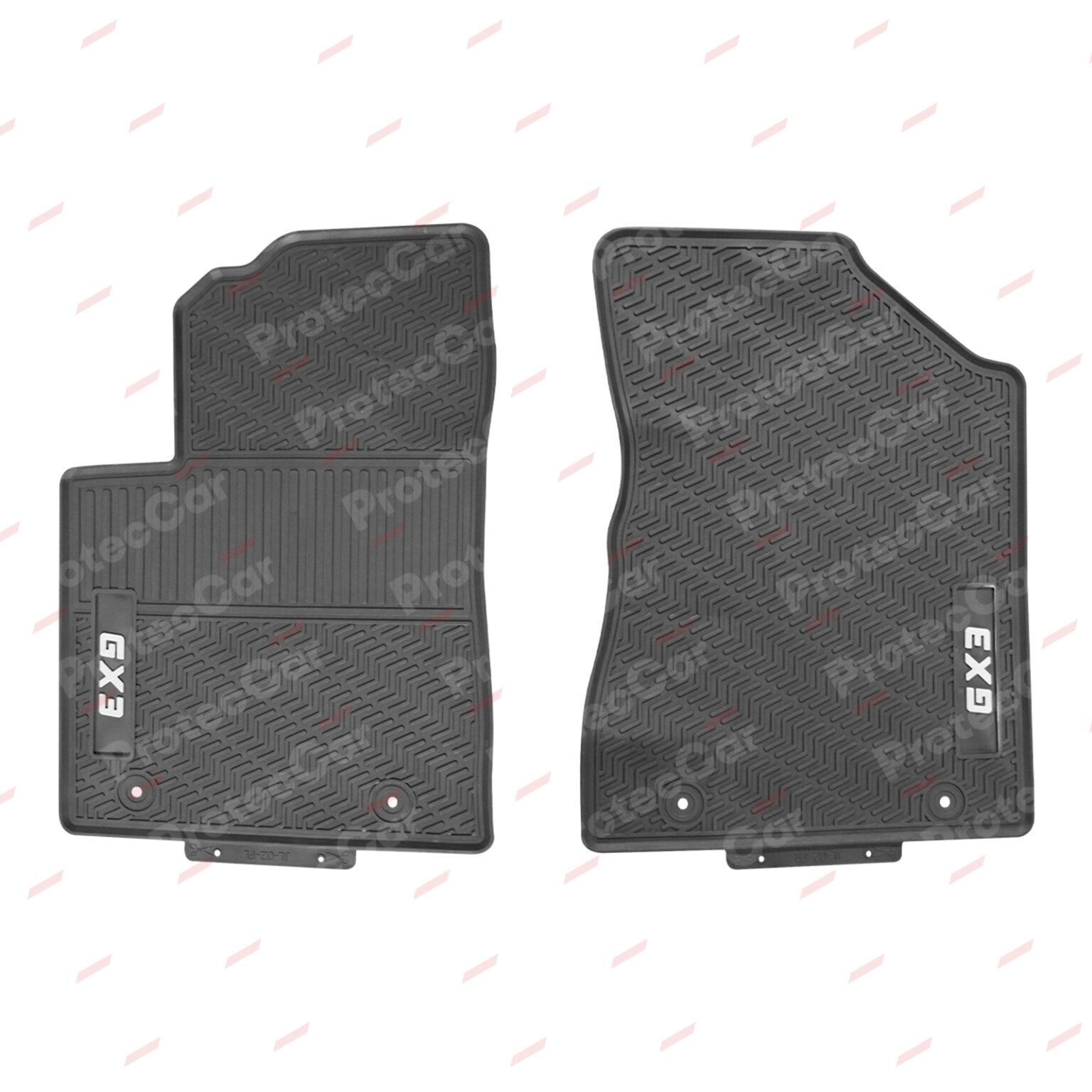 Juego De Alfombras Enterizas Geely GX3 2019+ Negro C/Logo - ProtecCar